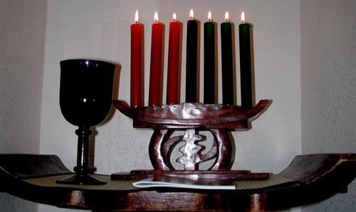 Kwanzaa Kinara Complete Sets with 7 Candle (X-Large)